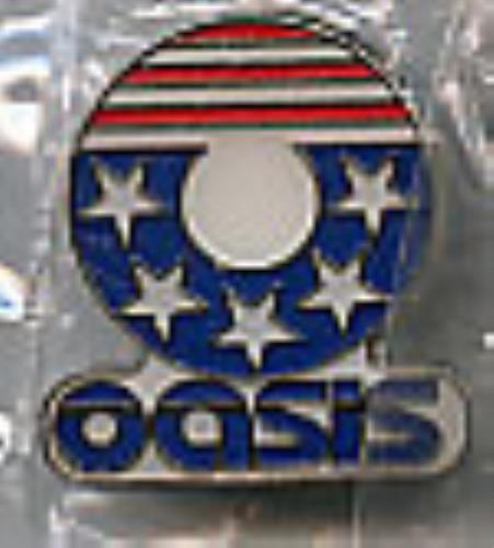 Oasis Oasis - Stars & Stripes Pin Badge UK memorabilia (293858) PIN BADGE