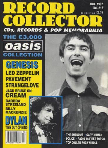 Oasis Record Collector - October 1997 UK magazine (385455) OCTOBER 1997