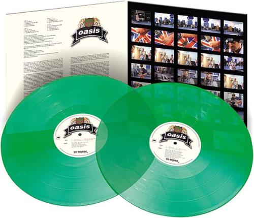Oasis The Masterplan - Green Vinyl Japanese 2-LP vinyl record set ...