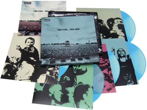 Oasis Time Flies... 1994-2009 - Sky Blue Vinyl 5LP Box Set Japanese ...