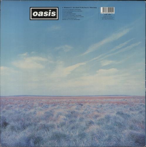 Oasis Whatever + Print - EX UK 12" vinyl single (12 inch record / Maxi ...