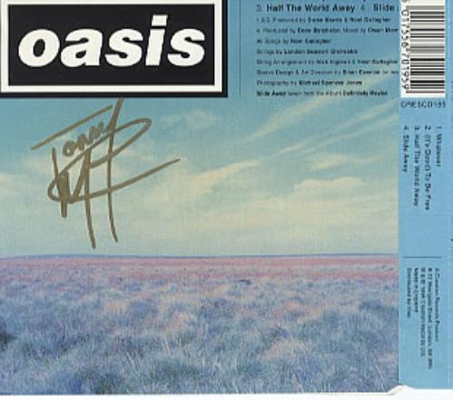 Oasis Whatever - Autographed! UK CD single (CD5 / 5") (314354)