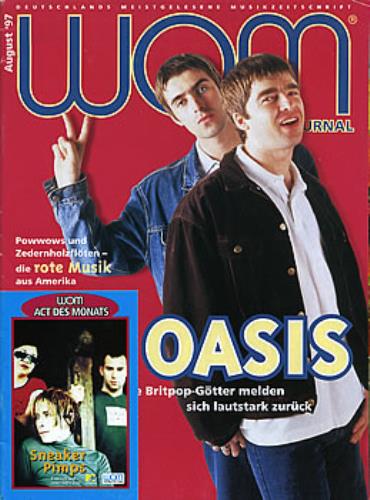 Oasis WOM Journal - August 1997 German magazine (295252) MAGAZINE ...