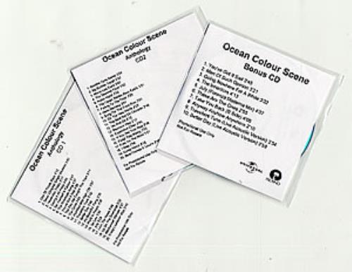 Ocean Colour Scene Anthology - 3-CD-R set UK Promo CD-R acetate (257483)