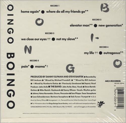 Oingo Boingo Boingo - sealed US box set (393566)