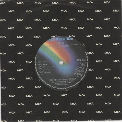 One Way Music UK 7" vinyl single (7 inch record / 45) (722093)