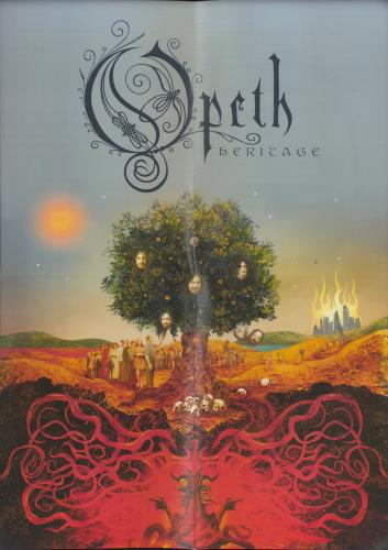 Opeth Heritage - 180gram + Poster UK 2-LP vinyl record set (Double LP ...