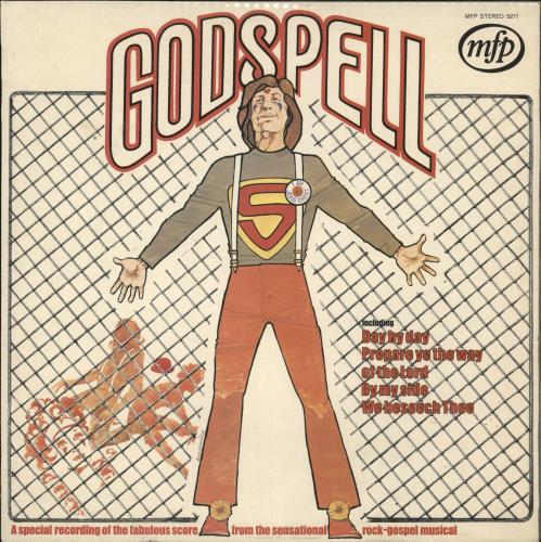 Original Cast Recording Godspell UK vinyl LP album (LP record) (709924)