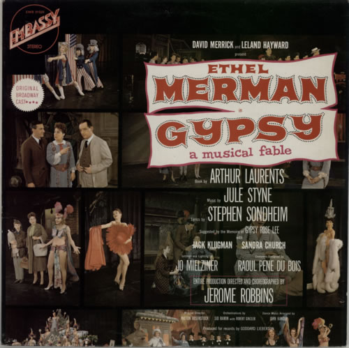 Original Cast Recording Gypsy US vinyl LP album (LP record) (509367)