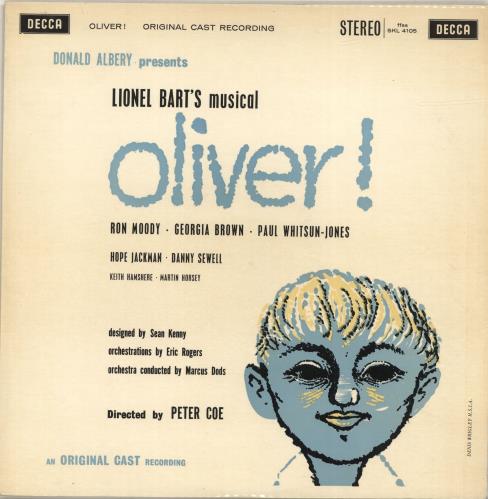 Original Cast Recording Oliver! UK vinyl LP album (LP record) (563556)
