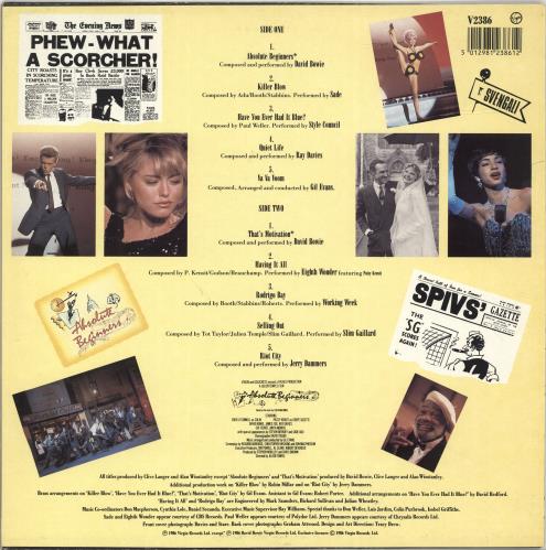 Original Soundtrack Absolute Beginners - Complete UK vinyl LP album (LP ...