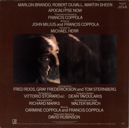 Original Soundtrack Apocalypse Now German 2-LP vinyl record set (Double ...