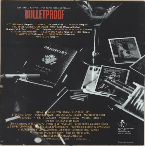Original Soundtrack Bulletproof US vinyl LP album (LP record) (695811)