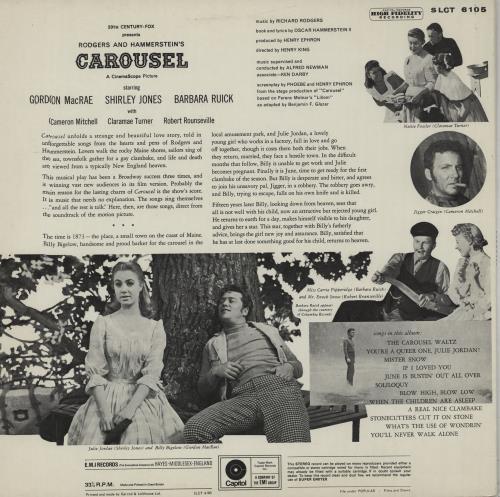 Original Soundtrack Carousel UK vinyl LP album (LP record) (669113)