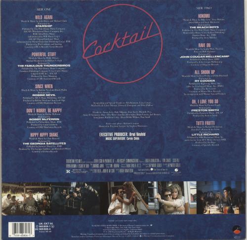 Original Soundtrack Cocktail UK vinyl LP album (LP record) (640501)