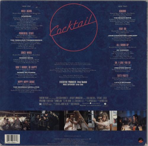 Original Soundtrack Cocktail US vinyl LP album (LP record) (751613)