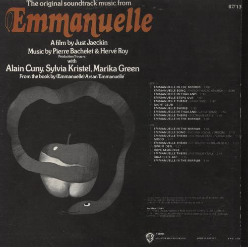 Original Soundtrack Emmanuelle Greek vinyl LP album (LP record) (855912)