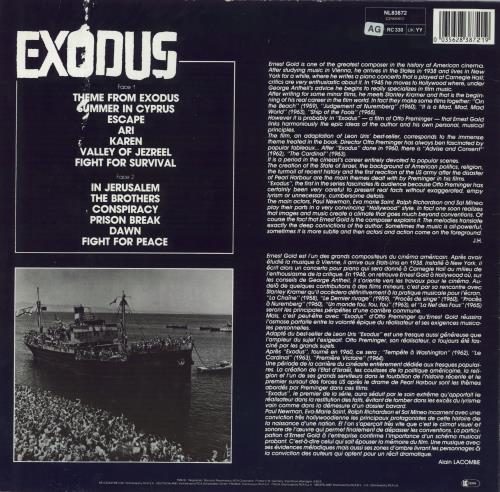 Original Soundtrack EXODUS German vinyl LP album (LP record) (808643)