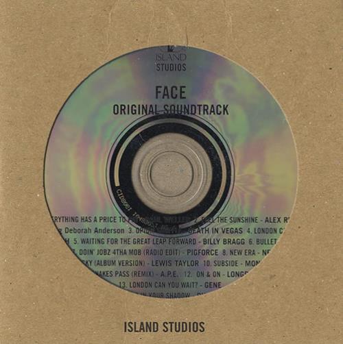 Original Soundtrack Face UK Promo CD album (CDLP) (437411)