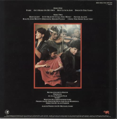 Original Soundtrack Fame UK vinyl LP album (LP record) (730946)