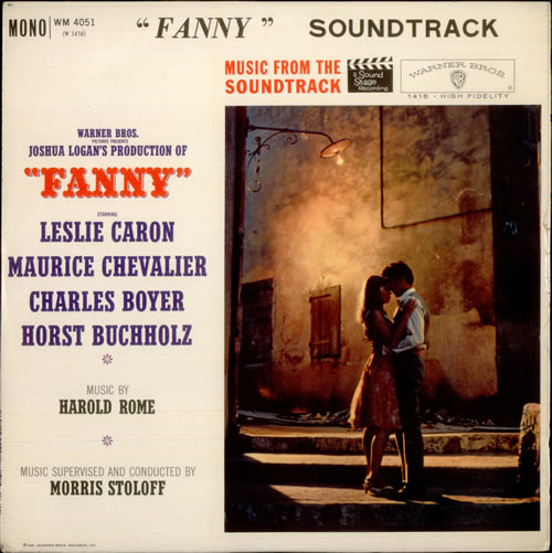 Original Soundtrack Fanny UK vinyl LP album (LP record) (521425)