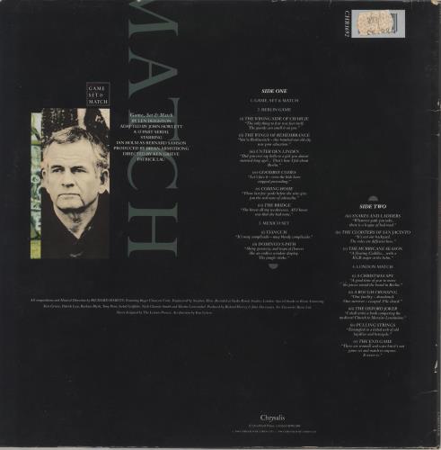 Original Soundtrack Game, Set & Match UK vinyl LP album (LP record ...