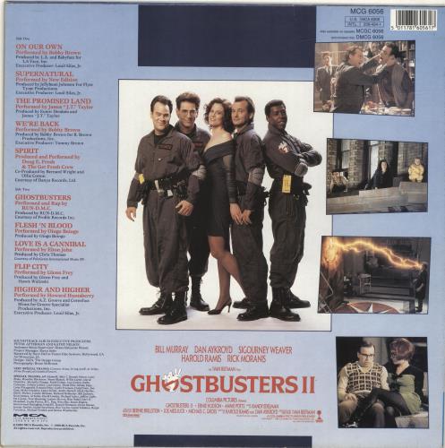 Original Soundtrack Ghostbusters II UK vinyl LP album (LP record) (89849)