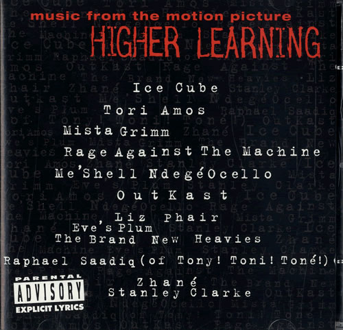 Original Soundtrack Higher Learning US CD album (CDLP) (486333)