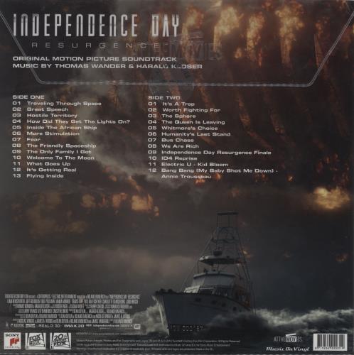 Original Soundtrack Independence Day - Resurgence - Orange Vinyl UK ...