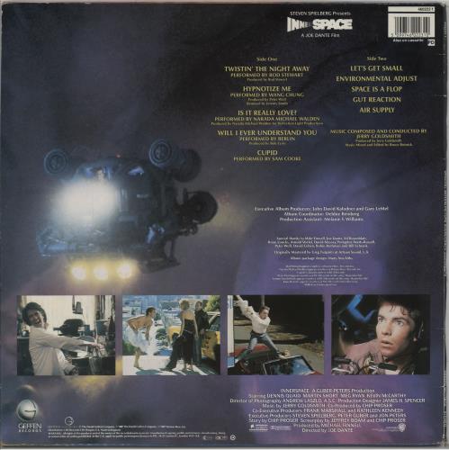 Original Soundtrack Innerspace UK vinyl LP album (LP record) (754684)