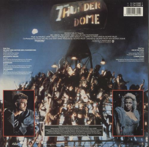 Original Soundtrack Mad Max - Beyond Thunderdome UK vinyl LP album (LP record) (807568)