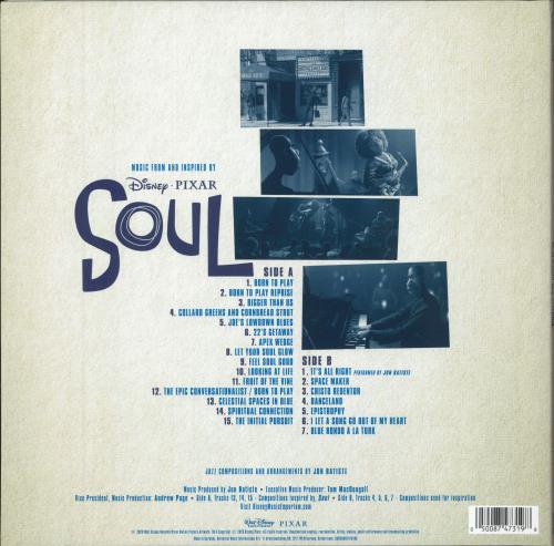 Original Soundtrack Music From and Inspired By Disney Pixar's Soul UK ...