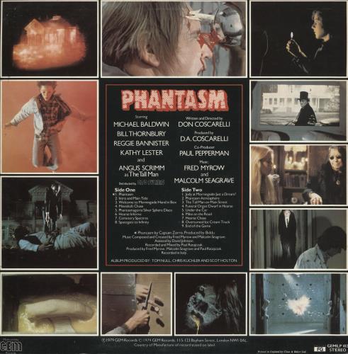 Original Soundtrack Phantasm UK vinyl LP album (LP record) (715101)