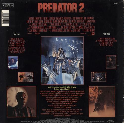 Original Soundtrack Predator 2 - VG German vinyl LP album (LP record ...