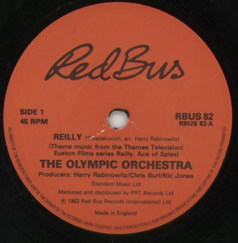 Original Soundtrack Reilly UK 7" vinyl single (7 inch record / 45) (688417)