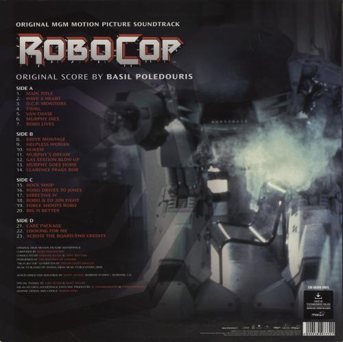 Original Soundtrack Robocop - 180gm UK 2-LP vinyl record set (Double LP ...