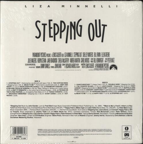 Original Soundtrack Stepping Out US vinyl LP album (LP record) (807549)