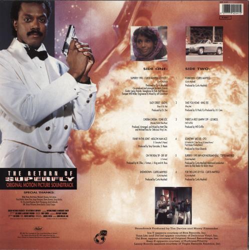 Original Soundtrack The Return Of Superfly UK vinyl LP album (LP record ...