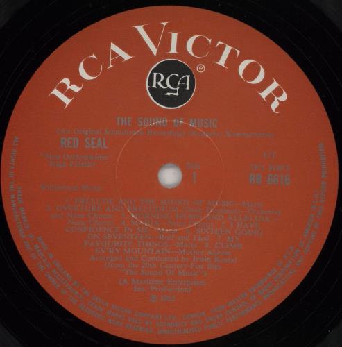 Original Soundtrack The Sound Of Music - 2nd UK vinyl LP album (LP ...