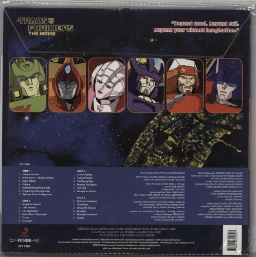 Original Soundtrack The Transformers: The Movie - 180gm US 2-LP vinyl ...