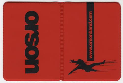 Orson www.orsonband.com UK Promo memorabilia (377979) CARD HOLDER
