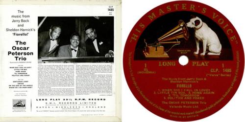 Oscar Peterson Fiorello - Factory Sample UK vinyl LP album (LP record ...