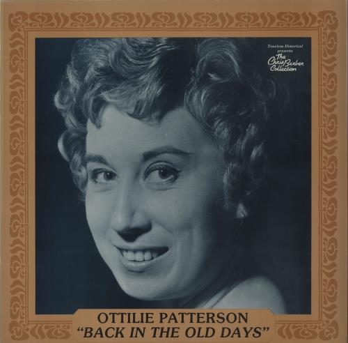 Ottilie Patterson Back In The Old Days UK vinyl LP album (LP record ...