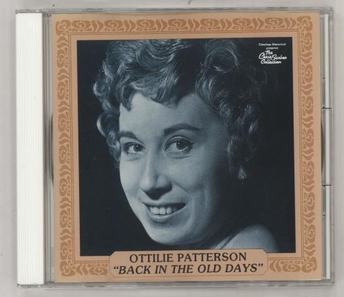 Ottilie Patterson Back In The Old Days UK CD album (CDLP) (729935)