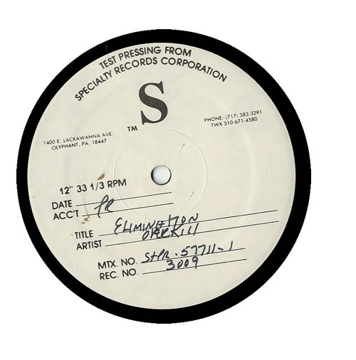 Overkill Elimination - Autographed US 12" vinyl single (12 inch record ...