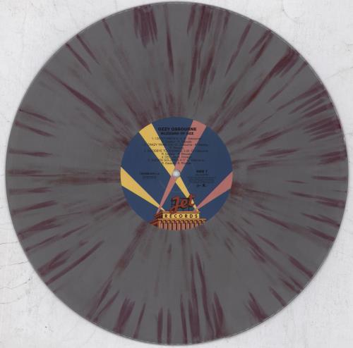 Ozzy Osbourne Blizzard Of Ozz - Silver & Red Swirl Vinyl UK vinyl LP album (LP record) (814118)