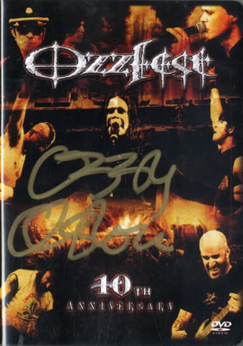Ozzy Osbourne Ozzfest 10th Anniversary - Autographed US 2-disc CD/DVD ...