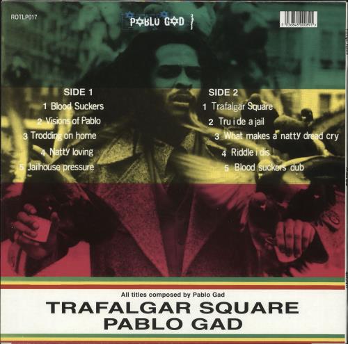 Pablo Gad Trafalgar Square UK vinyl LP album (LP record) (741807)