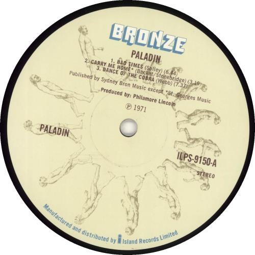 Paladin Paladin - EX UK vinyl LP album (LP record) (151368)