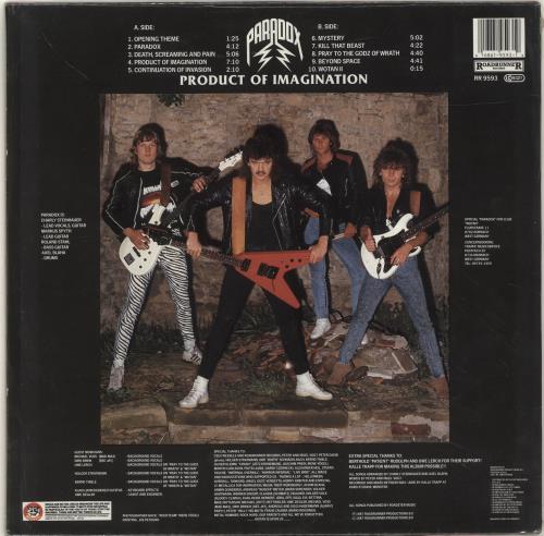 Paradox (Rock) Product Of Imagination German vinyl LP album (LP record ...